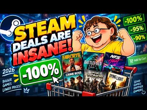 Steam Has INSANE Game Deals Right Now! Up to 100% OFF! 🔥