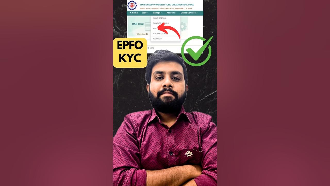 EPFO kyc online update | epf account kyc kaise kare | pf kyc online ...