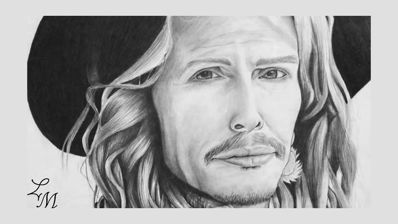 Steven Tyler - Drawing timelapse - YouTube