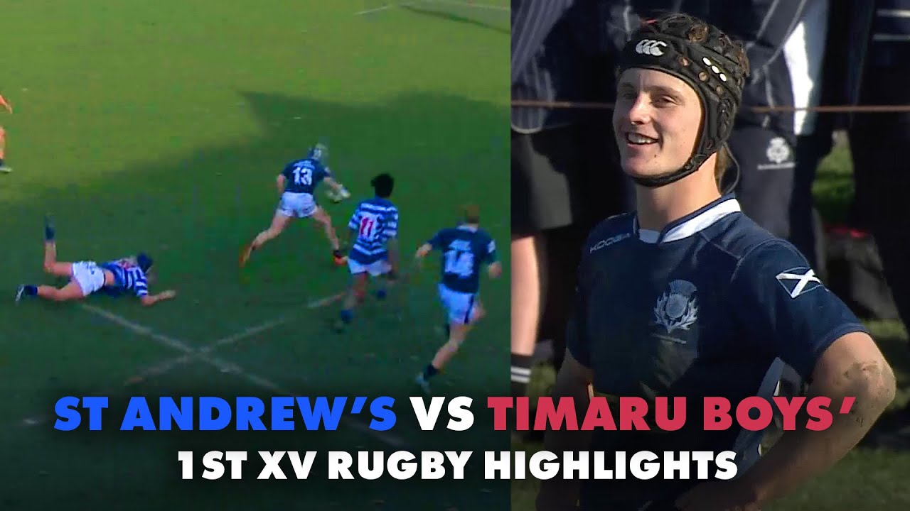 This team play rugby like absolute ballers | St Andrew's vs Timaru Boys ...