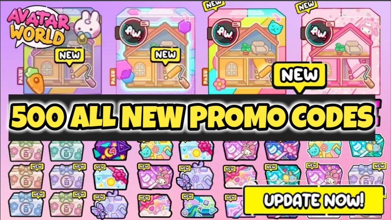 500 ALL NEW PROMO CODES IN AVATAR WORLD! - YouTube