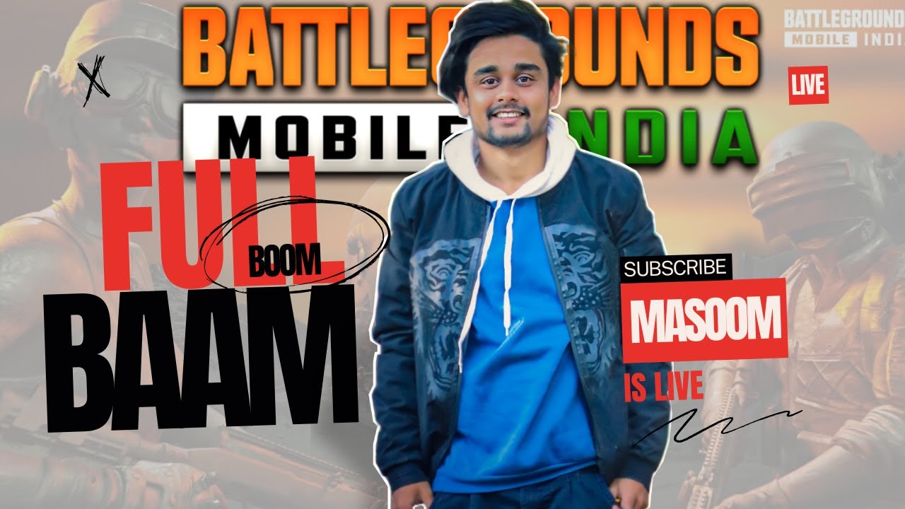 FULL BOOM BAAM #bgmi #bgmiliv #masoomislive - YouTube