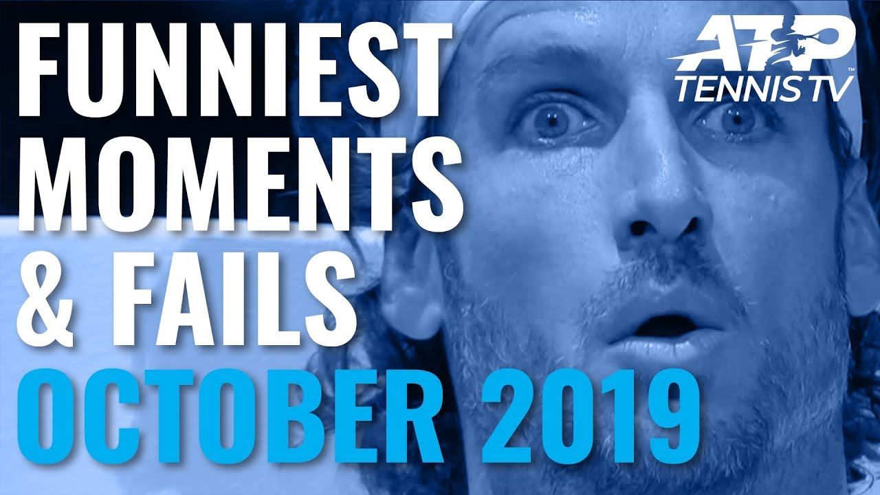 Funny Atp Tennis Moments And Fails From October 2019 Atp Tour Season