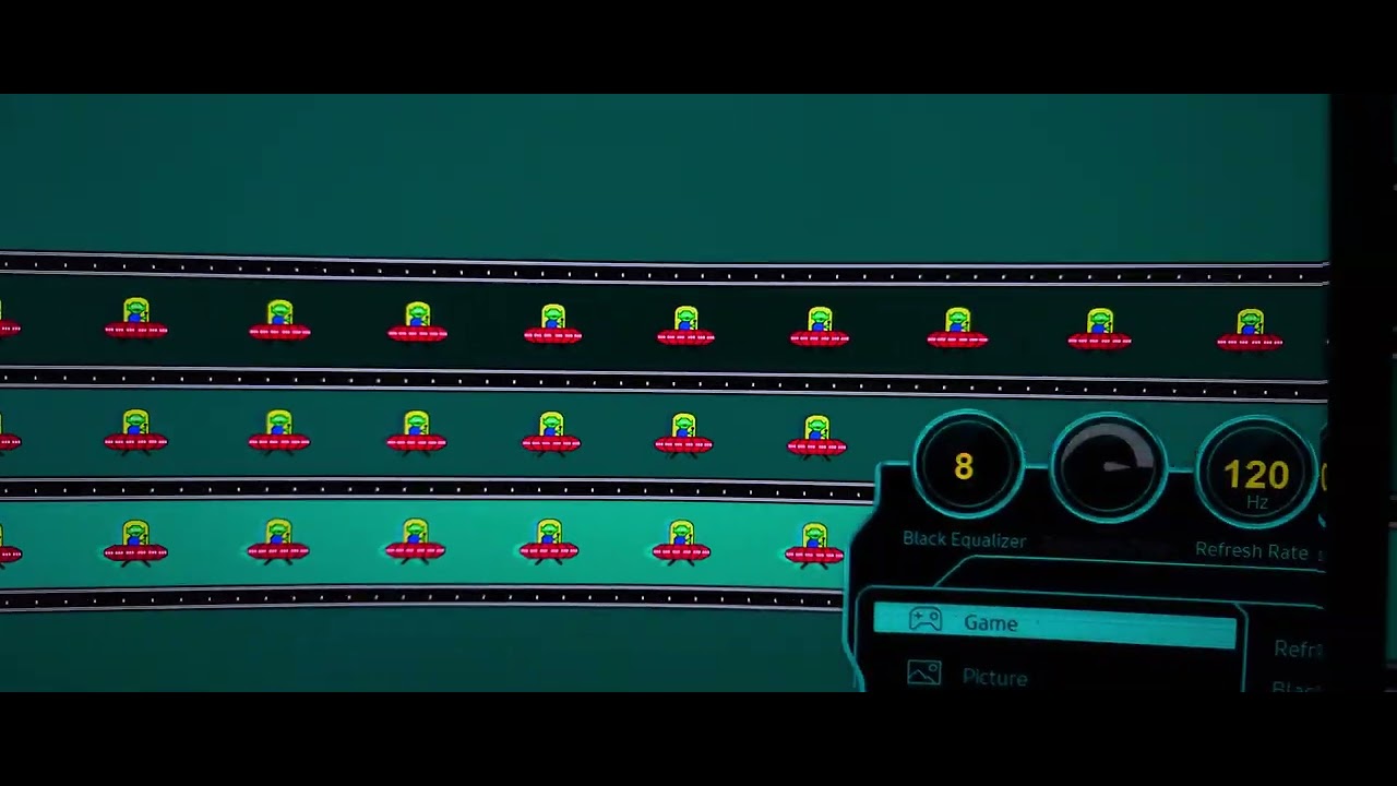 Samsung 57" Extreme MBR Response Time - YouTube