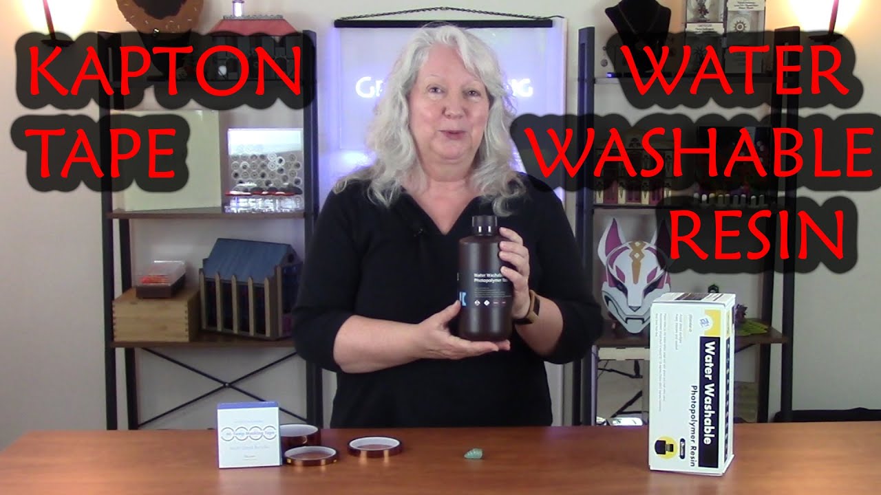 Water Washable Resin and Kapton Tape Upgrade for 3D Resin Printing ...