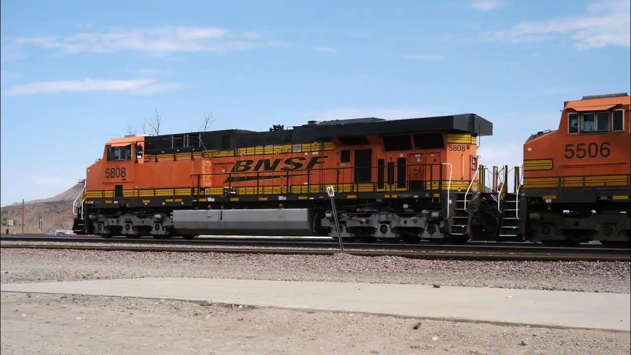 BNSF 5808 Z Train WSPLAC4-14 Willow Springs, IL to Los Angeles, Ca - YouTube