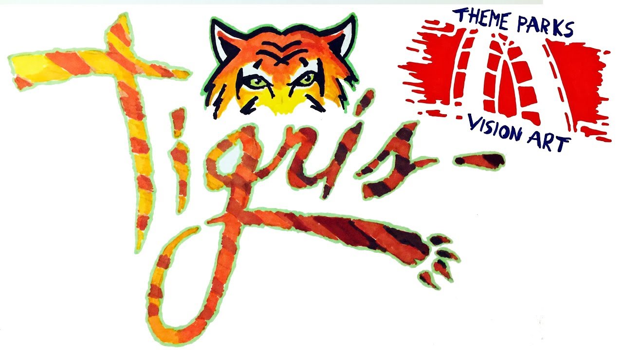 Drawing Tigris Busch Gardens Tampa - YouTube
