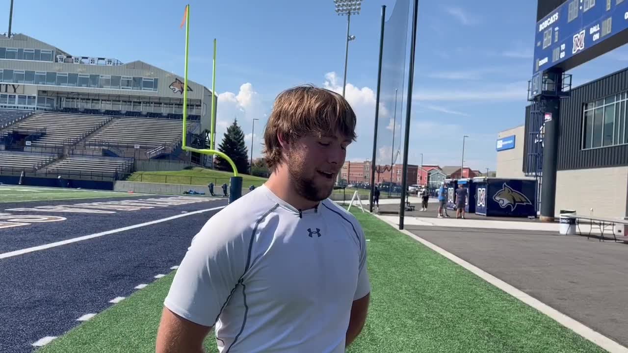 Montana State’s Tommy Sullivan talks scholarship, long snapping - YouTube