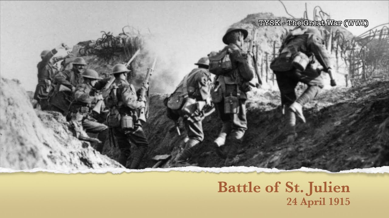 1915-10 Battle of St Julien, 24 April 1915 - YouTube