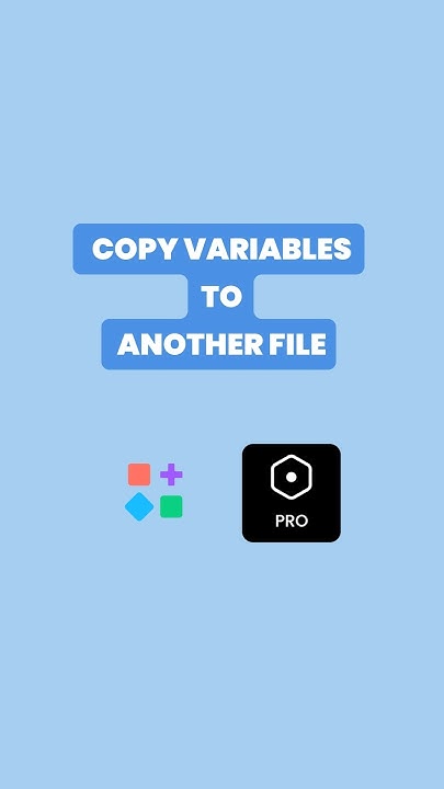 Copy your variable easily. #figma #plugin #variables - YouTube