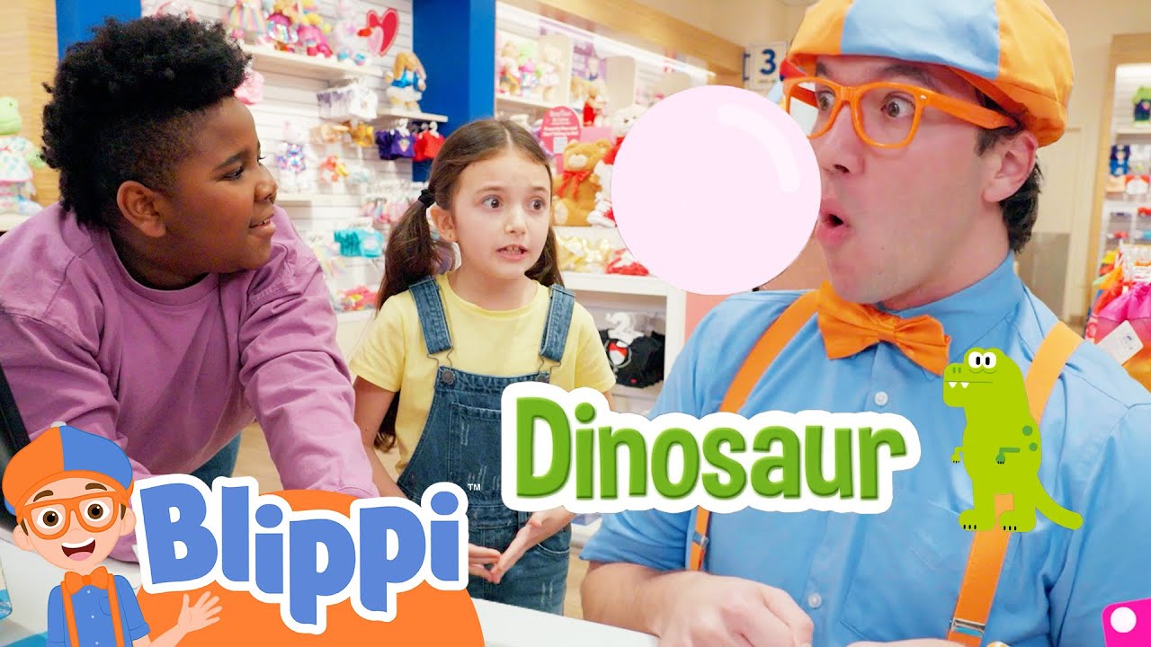 Blippi Builds the Silliest Fuzziest Surprise Build-A-Bear | Educational ...