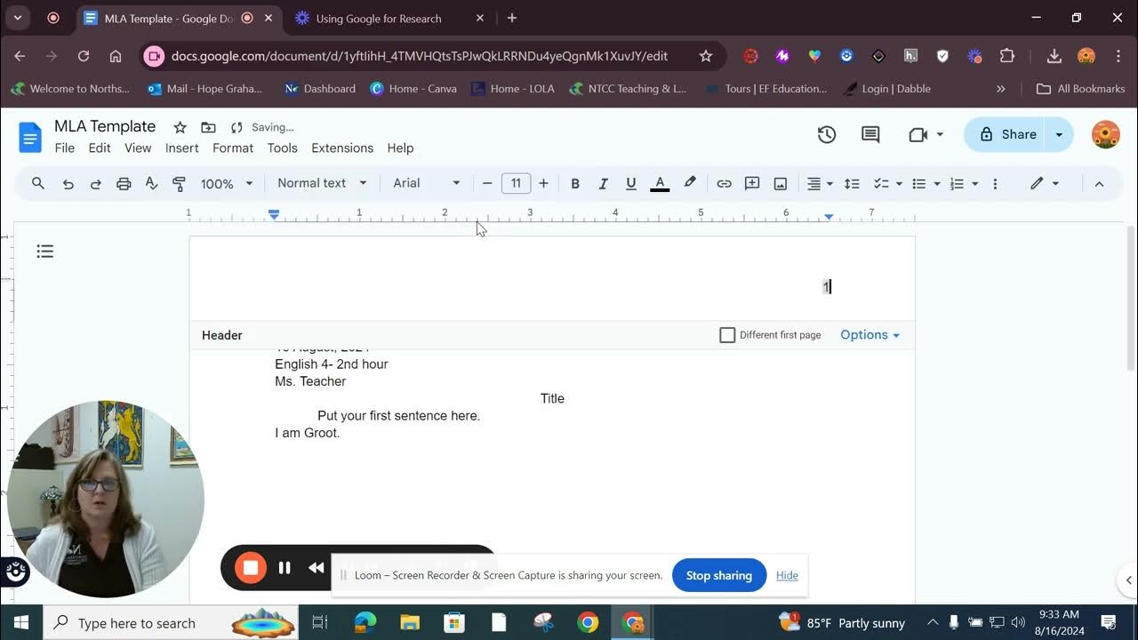 Setting Up MLA Formatting for Your Documents 📝 - YouTube