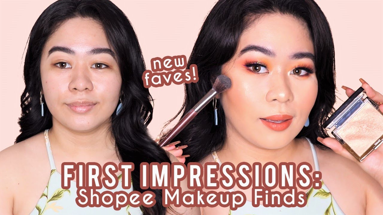 FULL FACE OF FIRST IMPRESSIONS | Affordable Shopee Makeup Finds | 2021 ...