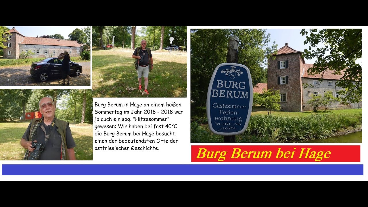 Burg Berum bei Hage und Sankt Ansgari - YouTube