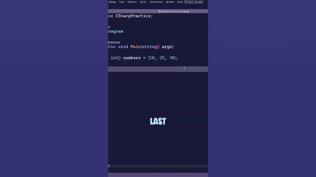 ""Last()" LINQ Method - Get the Last Item that Meets a Condition - YouTube