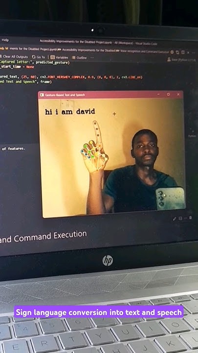 Worked on a project which converts sign language into text & speech ...