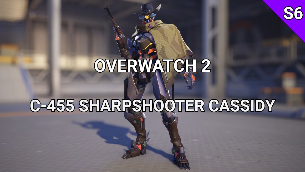Overwatch 2 C-455 Sharpshooter Cassidy Season 6 Legendary Omnic Shop Skin OW2 - YouTube