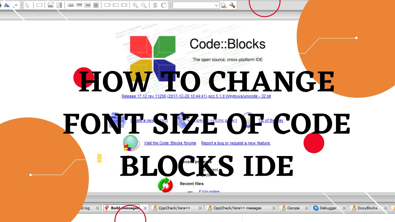 How To Change font Size of Code Blocks IDE. - YouTube