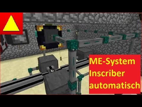 Inscriber Press automatisieren Minecraft ME System Tutorial - YouTube