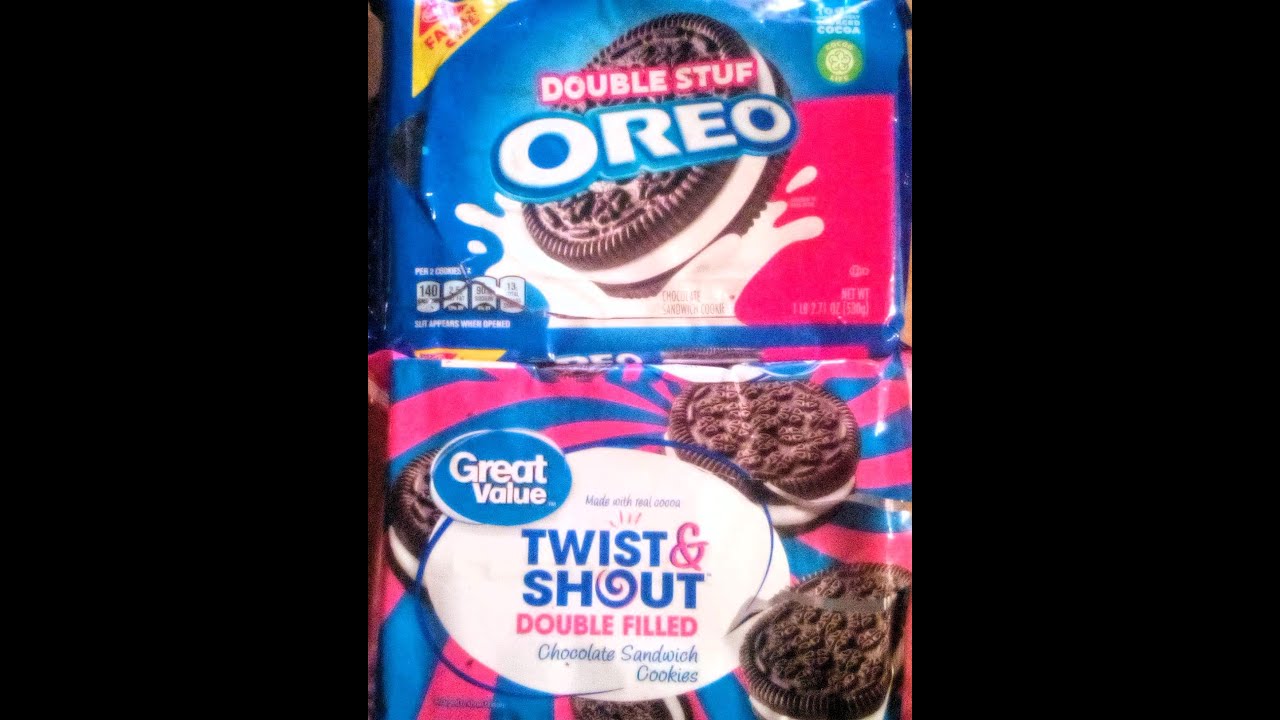 Epic Cookie Battle Oreo Double Stuf Vs Great Value Twist and Shout ...