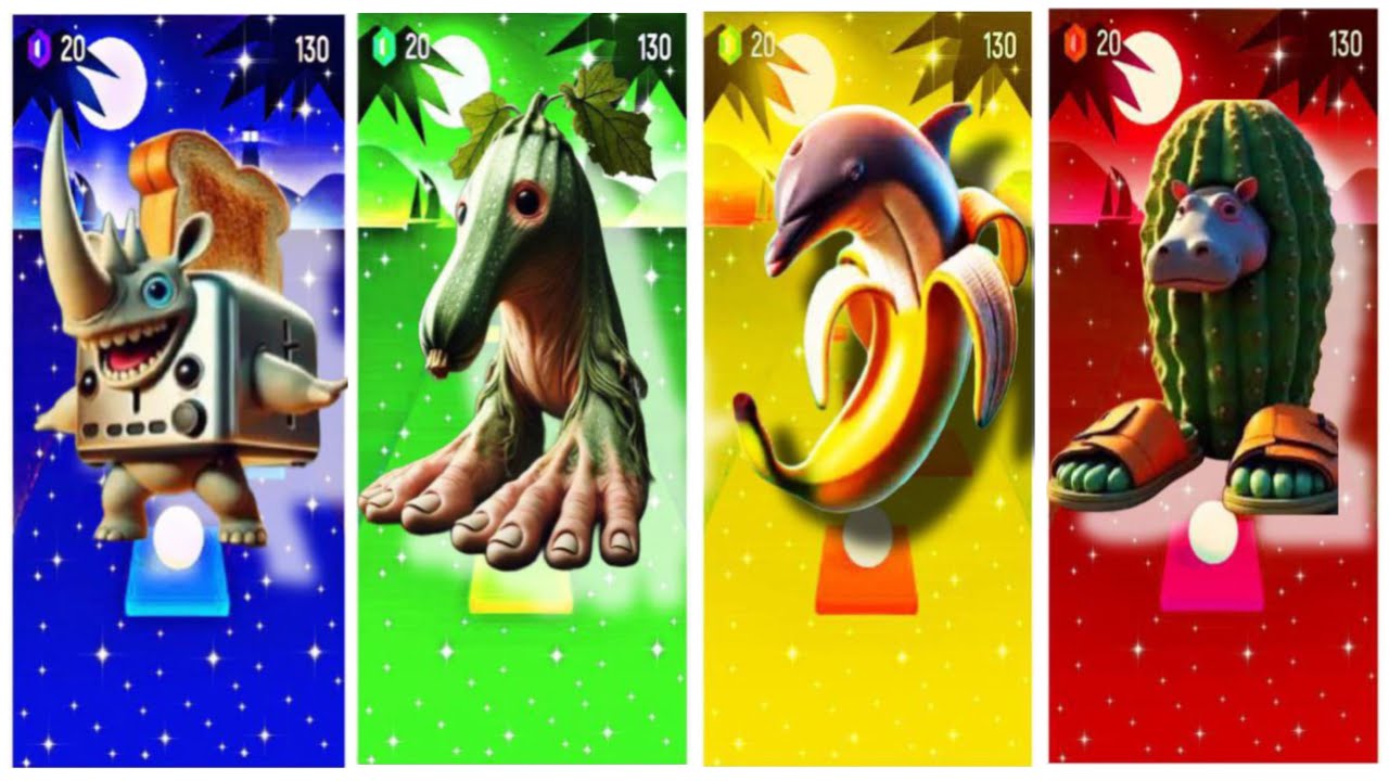RHINO RHINO TOASTERINO🆚ITALIAN BRAINROT🆚BANANINA DOLPHINITA🆚IL CACTO ...