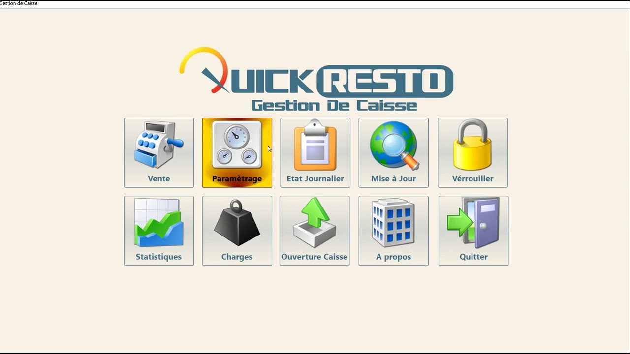 Présentation Logiciel Quick Resto عرض لِبرنامج Pour Les Fast_Food Pizzeria Cafeteria Patissere ...
