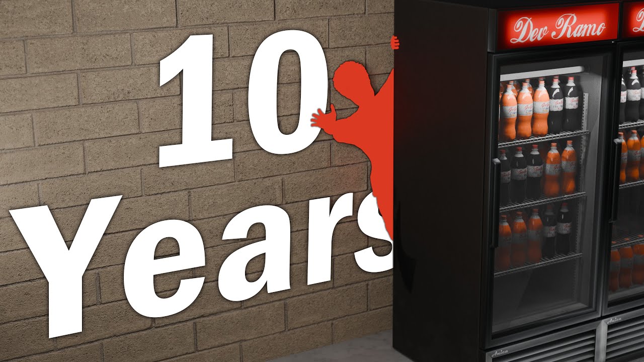 A Man Stuck Behind A Cooler - YouTube