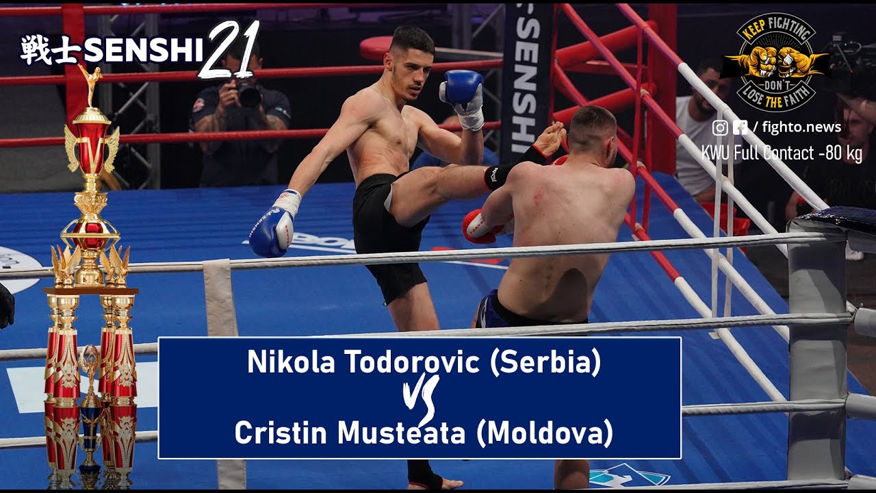 SENSHI 21: -80 kg, Nikola Todorovic (Serbia) vs Cristin Musteata ...