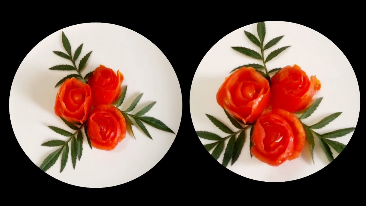 How To Make Vegetable Design | Vegetable Salad Plate Decoration ...