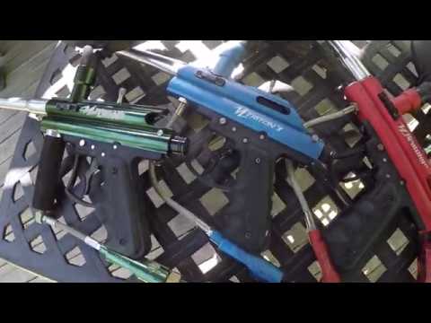 Old School Viewloader Paintball Markers - YouTube