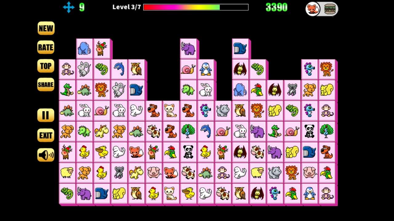 Game nối Thú Pikachu Cổ điển - Onet Connect Animal - Gameplay ...