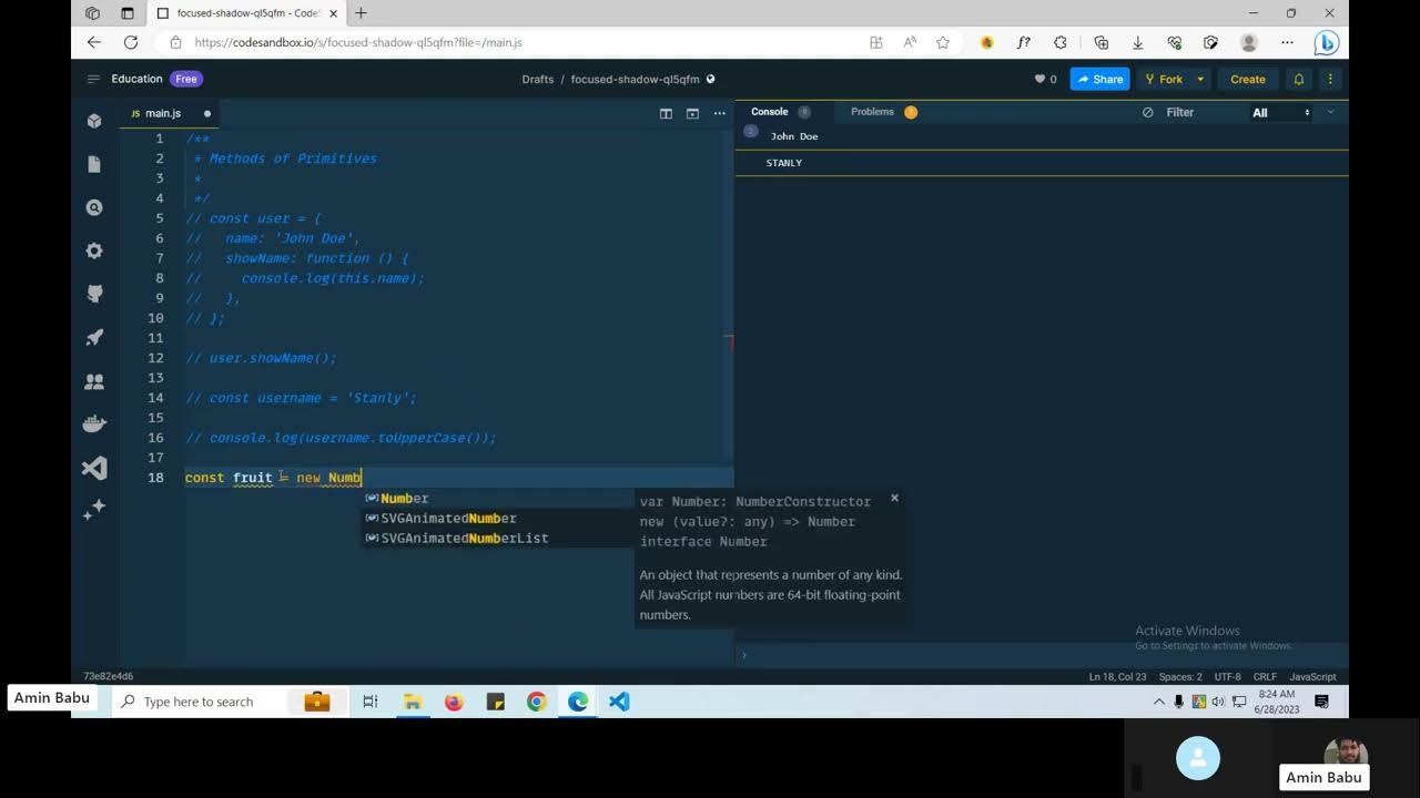 Methods of Primitives #24 JavaScript, The Future of the Web - YouTube