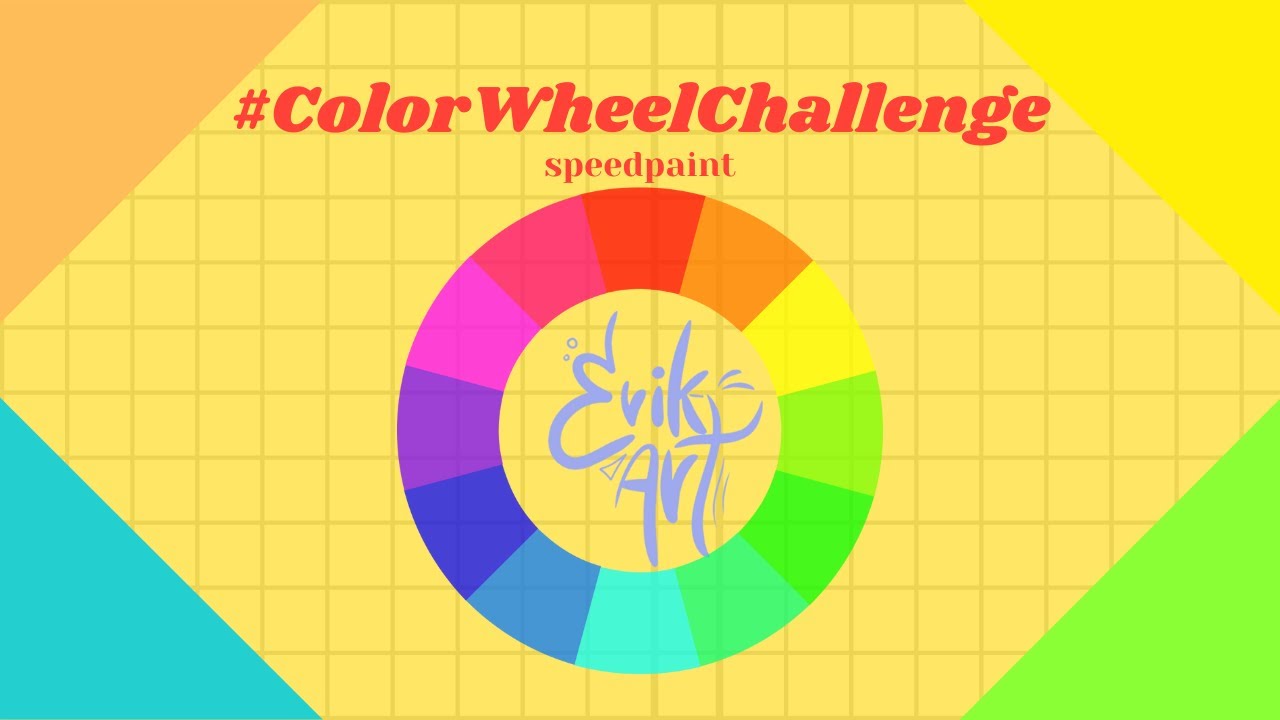 SPEEDPAINT- Color wheel Challenge - YouTube
