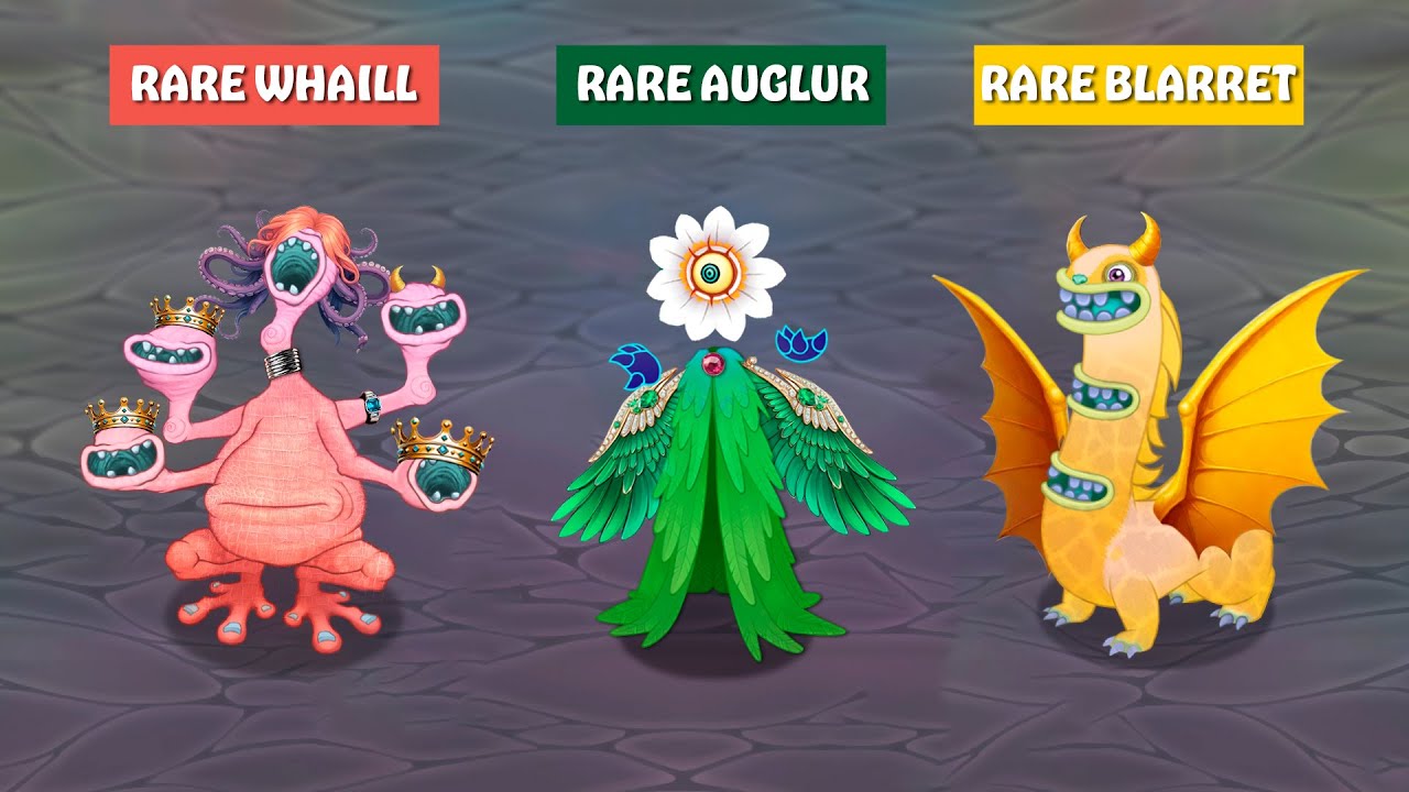 Rare My Singing Monsters (Fanmade and Official) | 23 Monsters | Sounds ...