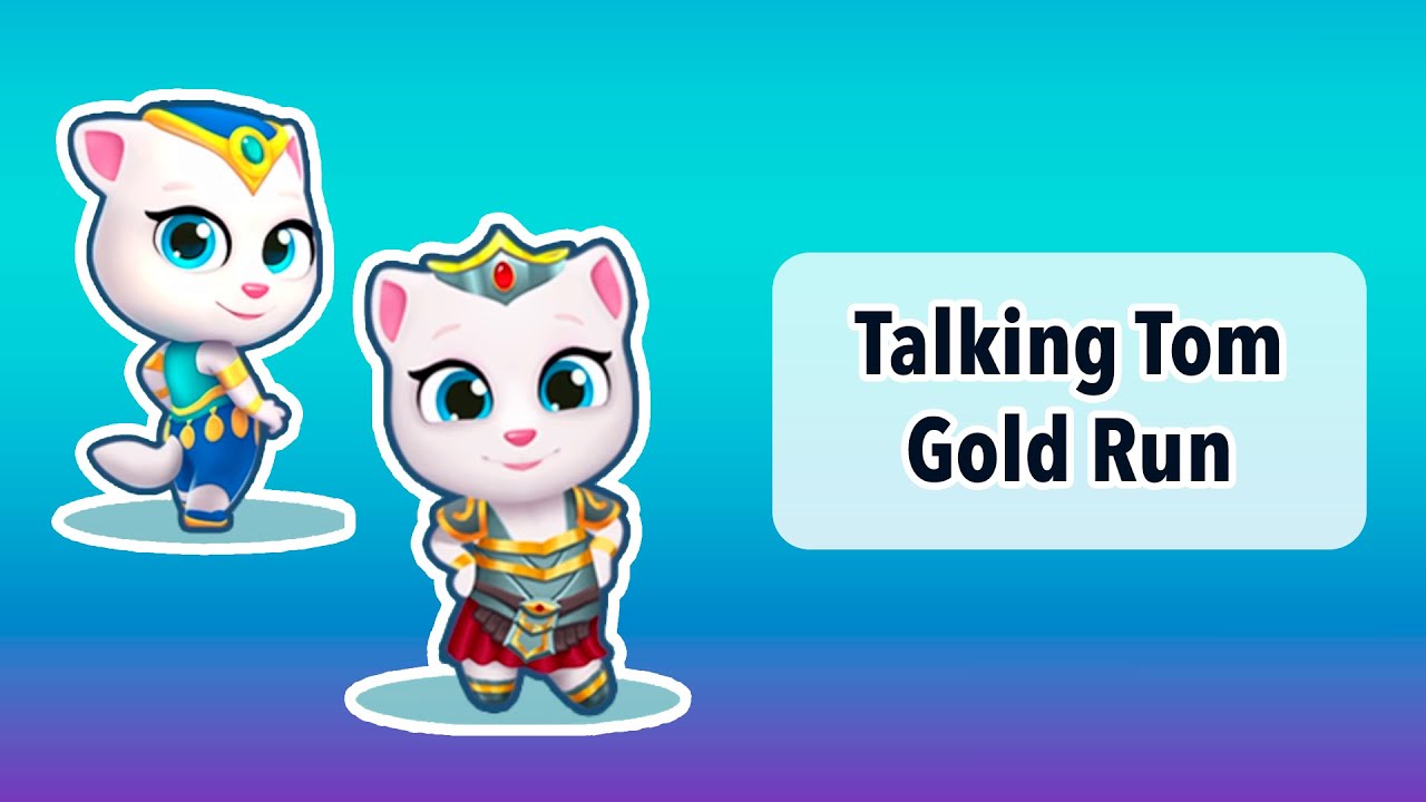 Talking Tom Gold Run: Genie Angela and Valkyrie Angela Gameplay - YouTube