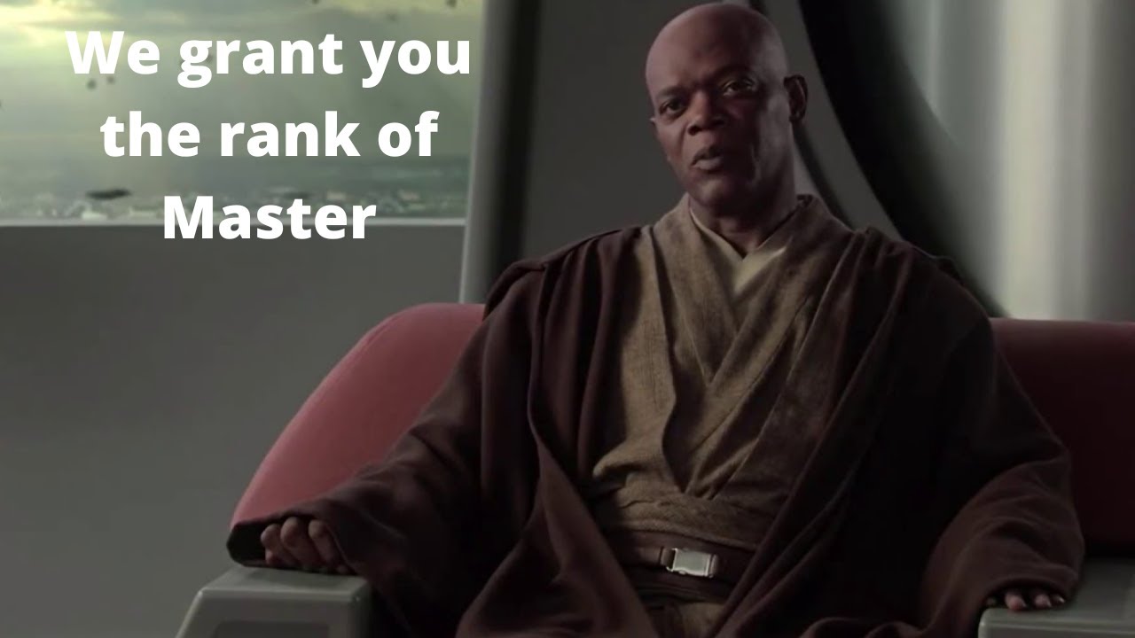 Anakin gets the rank of Master - YouTube