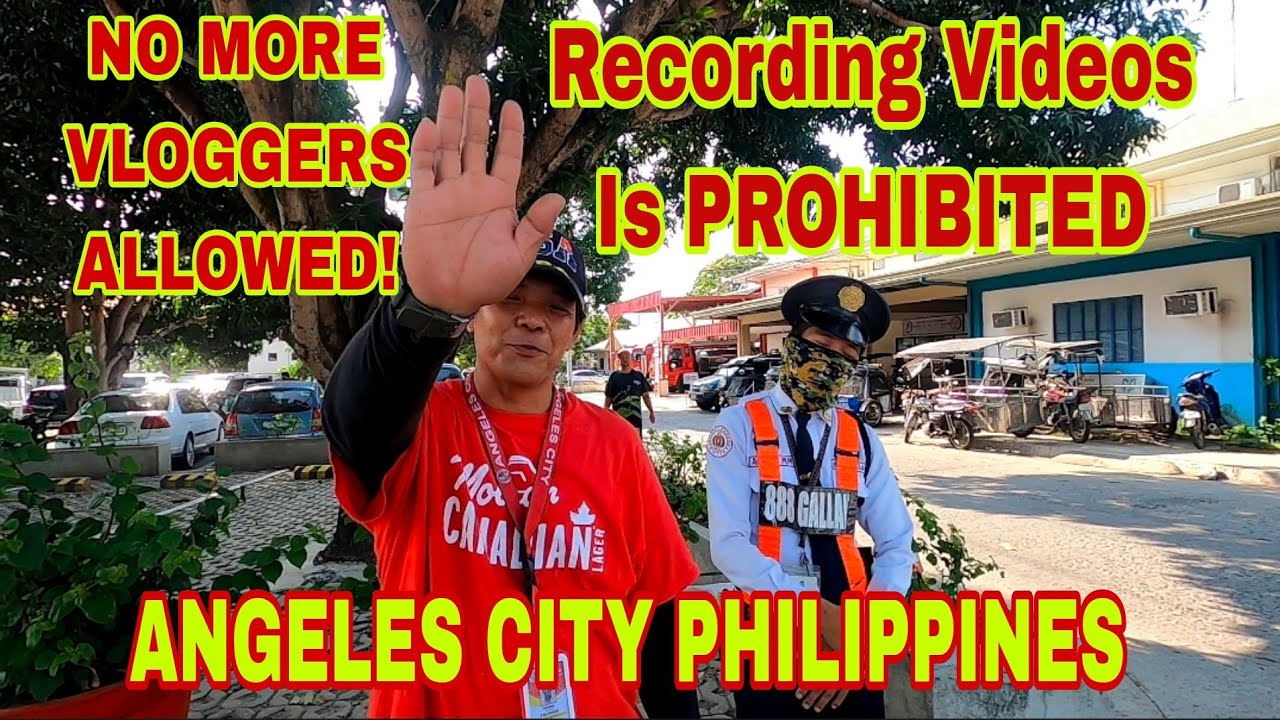 VLOGGING IS NOT ALLOWED IN ANGELES CITY ANYMORE//PHILIPPINES - YouTube