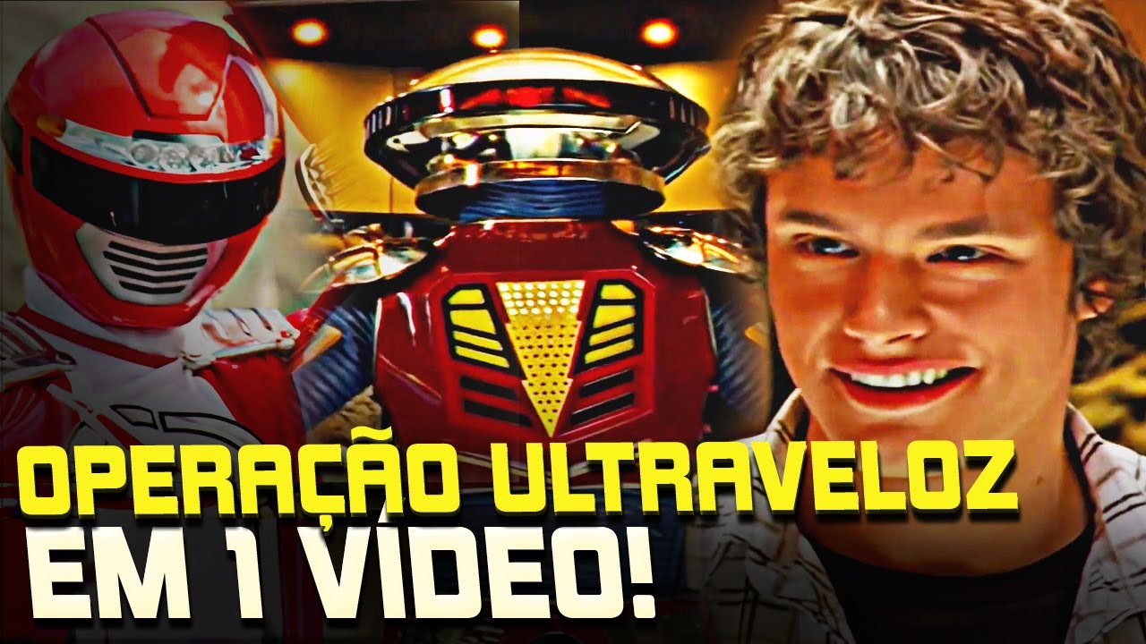 POWER RANGERS OPERAÇÃO ULTRAVELOZ- Entenda a HISTÓRIA COMPLETA em 1 ...