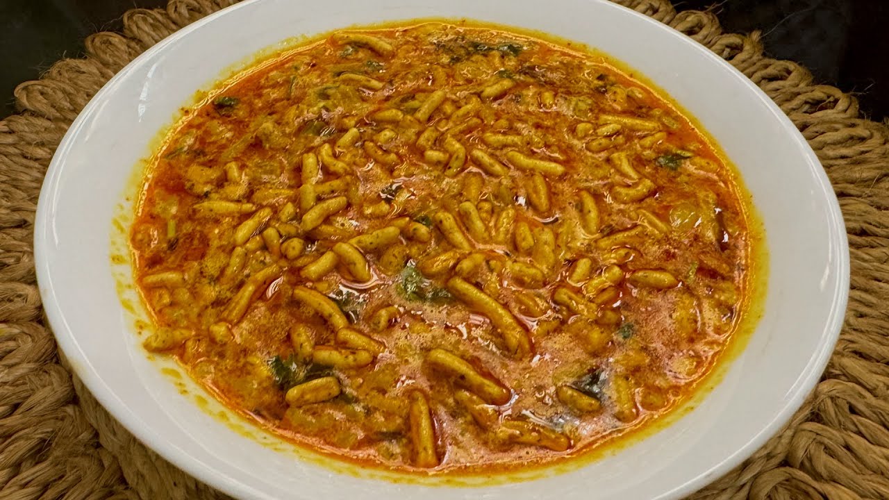 ढाबा स्टाइल दूध वाली सेव भाजी-doodh wali sev ki sabji/Sev Bhaji Recipe ...