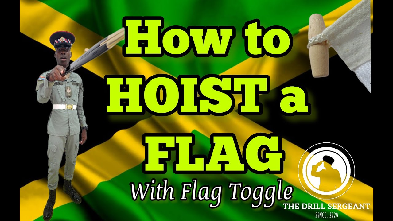 How to HOIST a Flag with Toggle | The Drill Sergeant - YouTube
