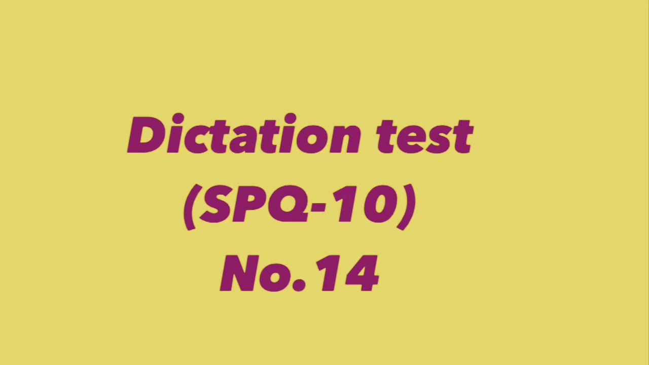 SPQ-10 no.14 - YouTube