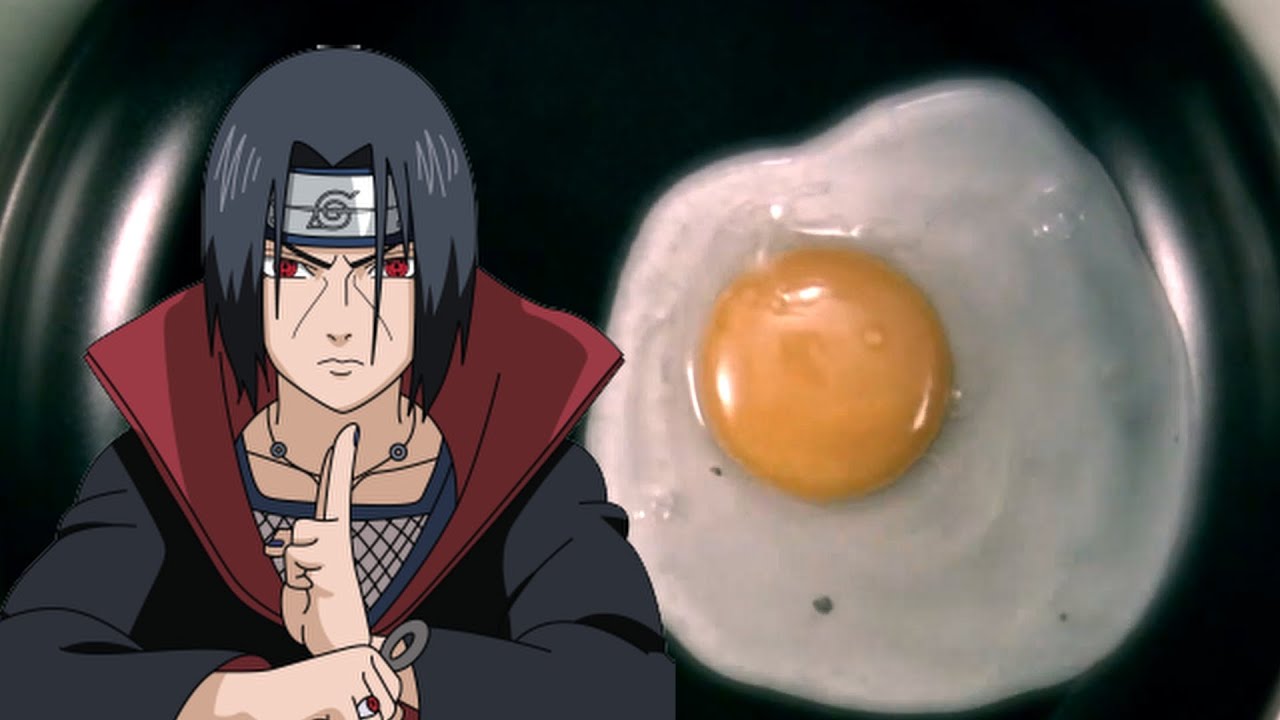 Cooking Perfect Sunny Side Eggs Using Mangekyou Sharingan Itachi (REAL ...