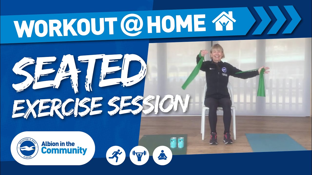 Workout @ Home: Seated exercise session - YouTube