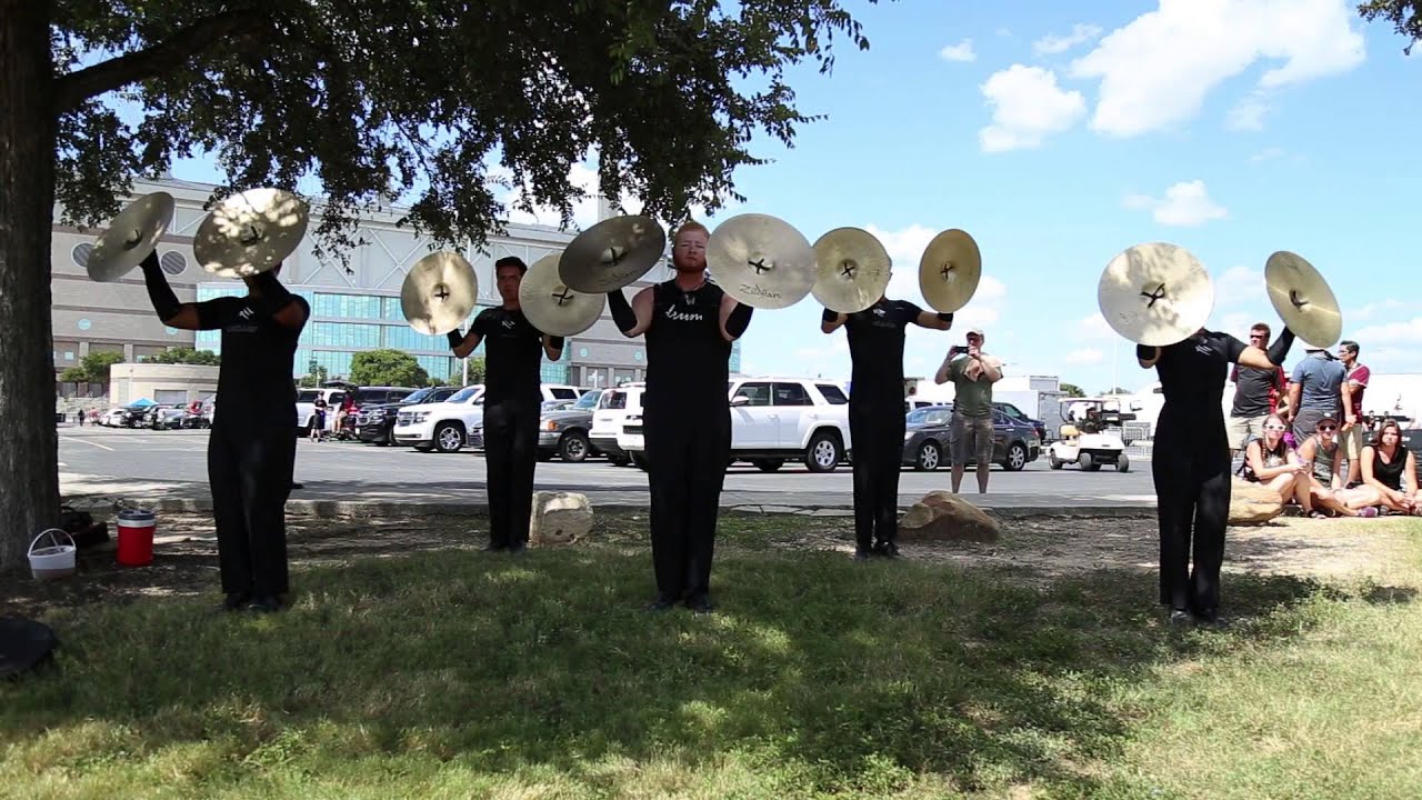 Seavine in DCI- Mandarins Cymbal Line 2015 in the San Antonio Lot - YouTube
