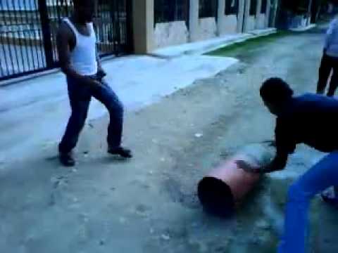 Biggest Homemade Bazooka ever.... Basuca dominicana... - YouTube