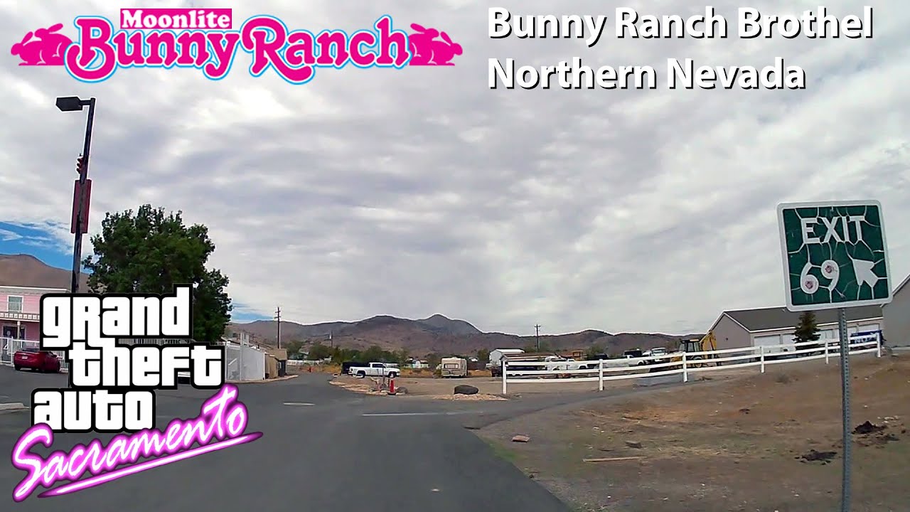 Dashcam: Driving up to the Bunny Ranch Brothel, Nevada - YouTube