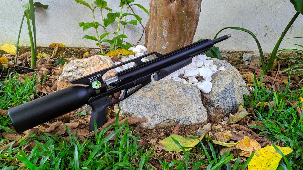 Carabina PCP custom 9mm TÁTICA - YouTube