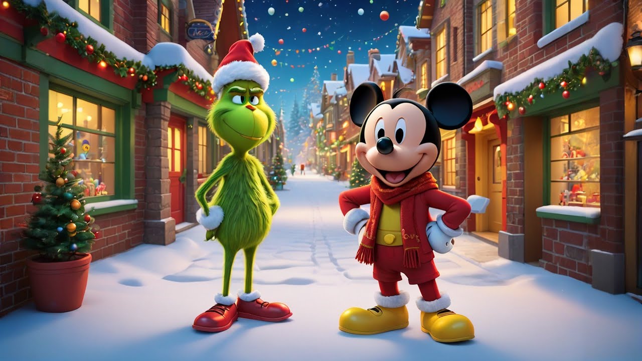 Mickey and the Grinch's Christmas Spirit - YouTube