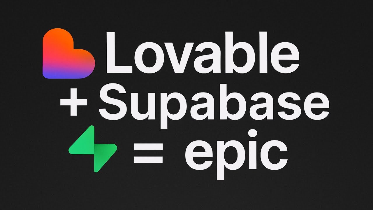 Build A Full Stack App In Minutes With Lovable Supabase 🔥 No Backend Hassle Youtube