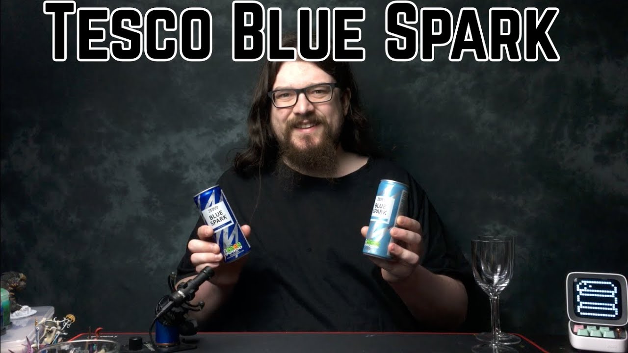 Tesco Blue Spark Energy Drink - Original and Sugar Free Energy Drink ...